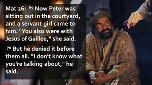 The Day Approaching (Mark 15–Peter and the Servant Girl) | Come Thirsty ...